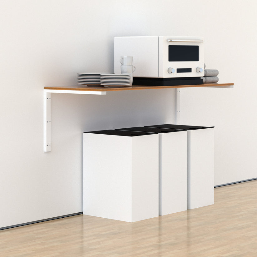 棚受け金具 カウンター受け金具 補強金物 角パイプCBP-501 – タテモノカナモノ