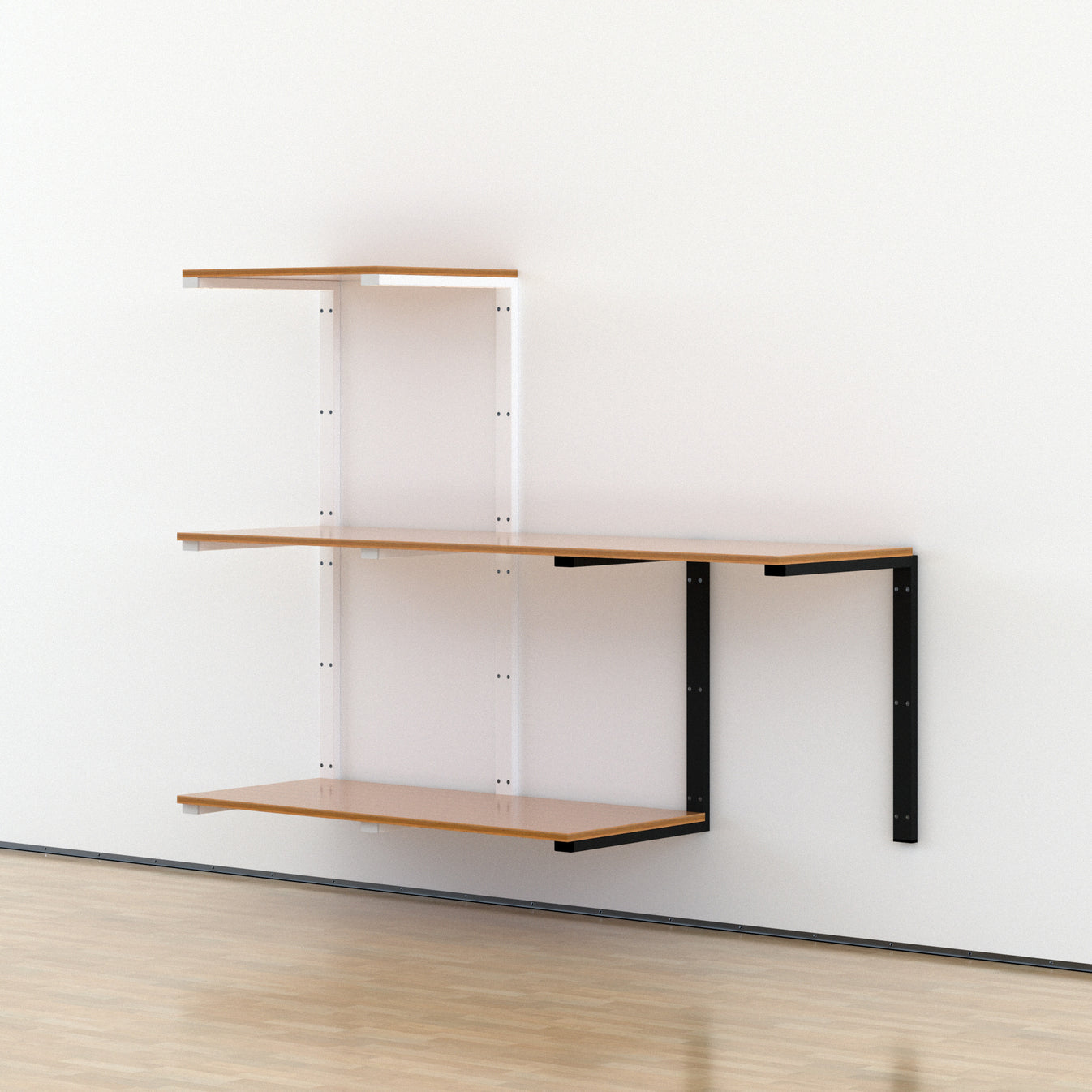 棚受け金具 カウンター受け金具 補強金物 角パイプCBP-501 – タテモノカナモノ